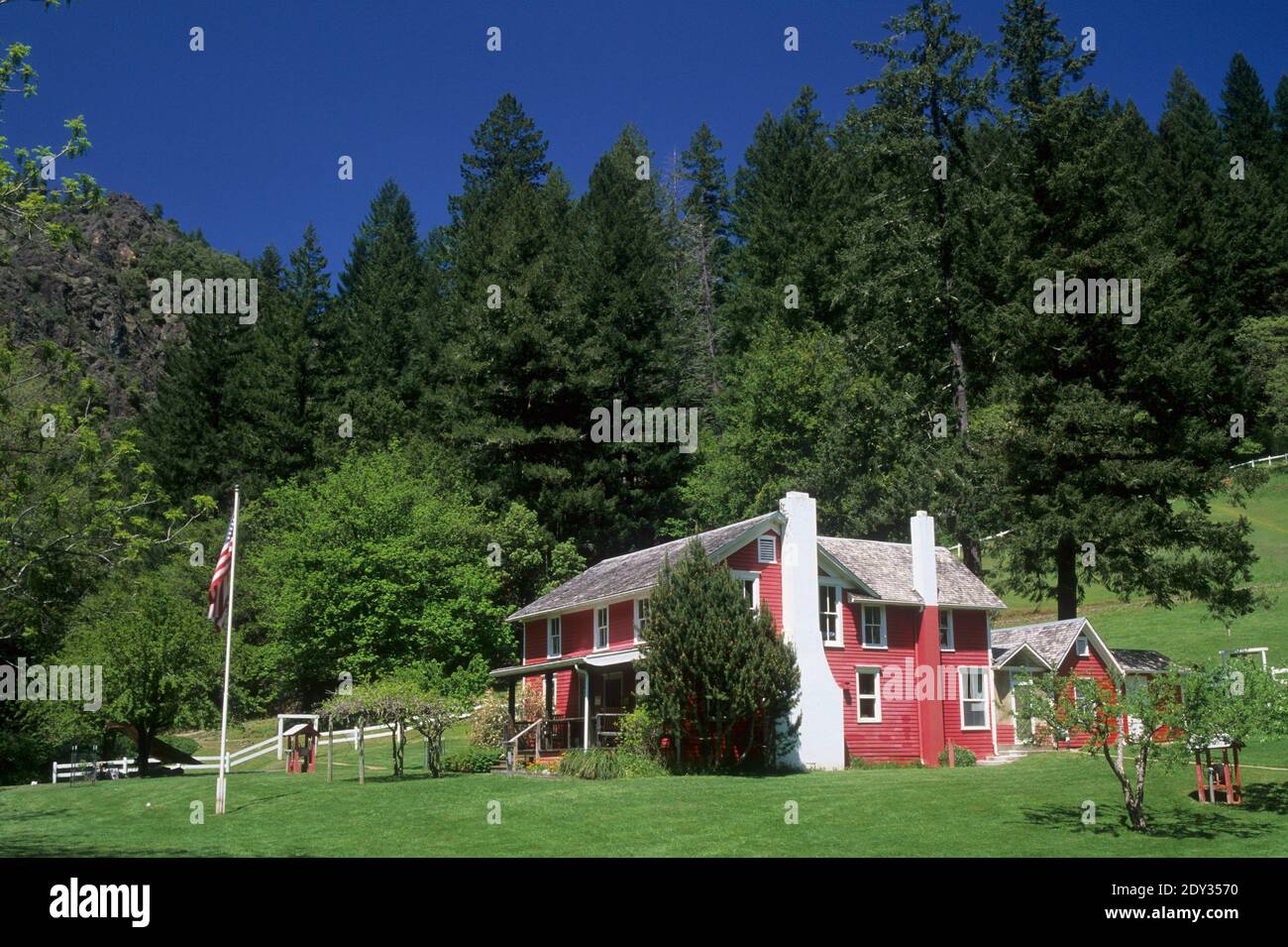 Main House at Rogue River Ranch, Rogue Wild & Scenic River, Grave Creek ...