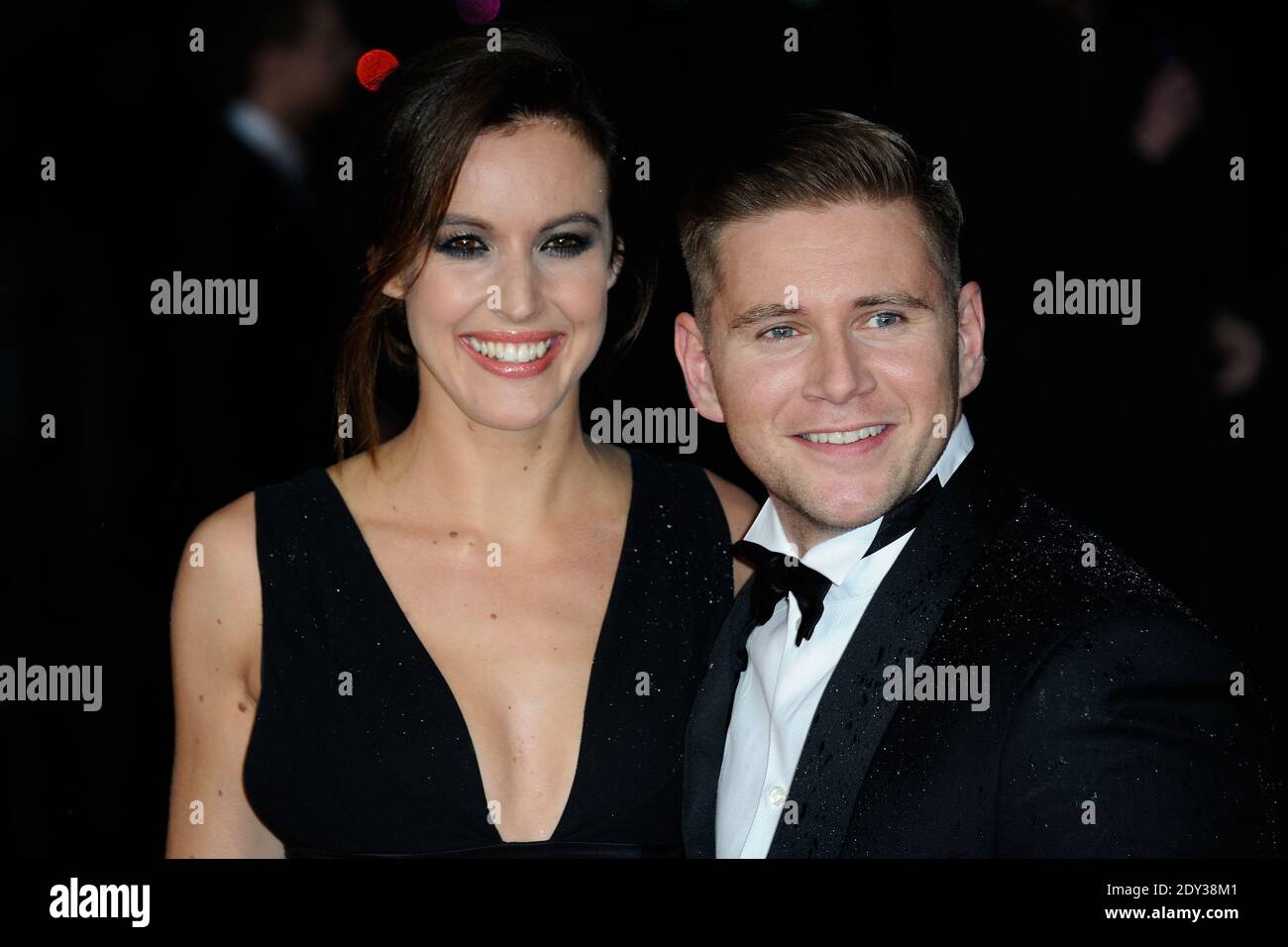 Charlie Webster and Allen Leech attending the BFI London Film Festival ...