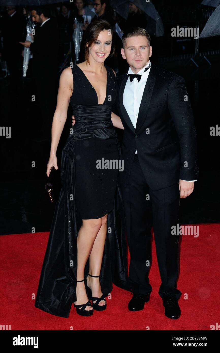 Charlie Webster and Allen Leech attending the BFI London Film Festival ...
