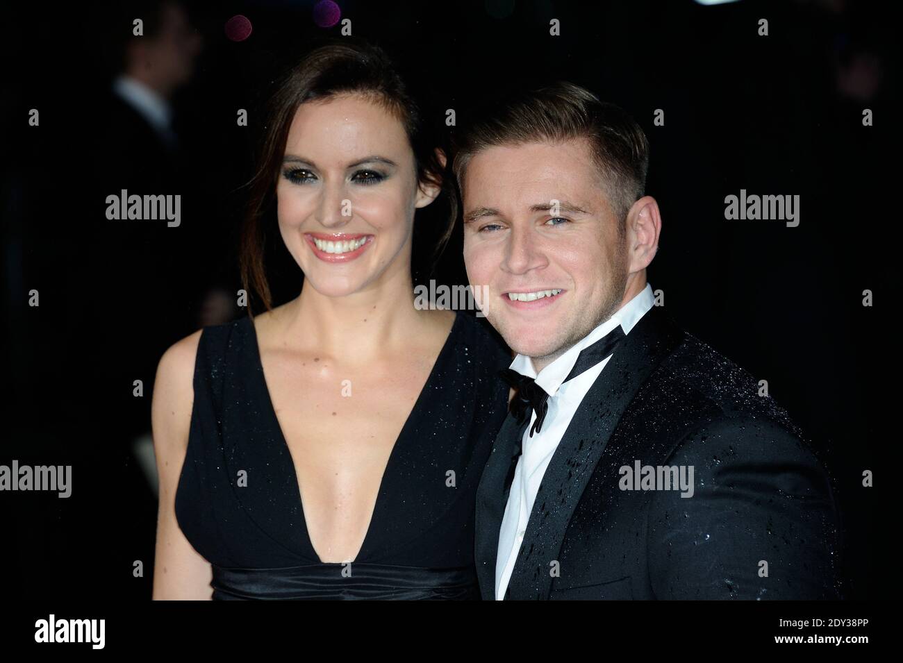 Charlie Webster and Allen Leech attending the BFI London Film Festival ...