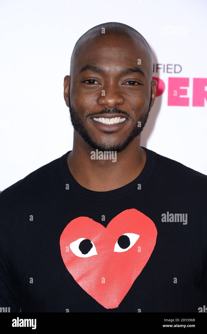 B.J. Britt attends the Vevo Certified SuperFanFest at Barker Hangar in ...