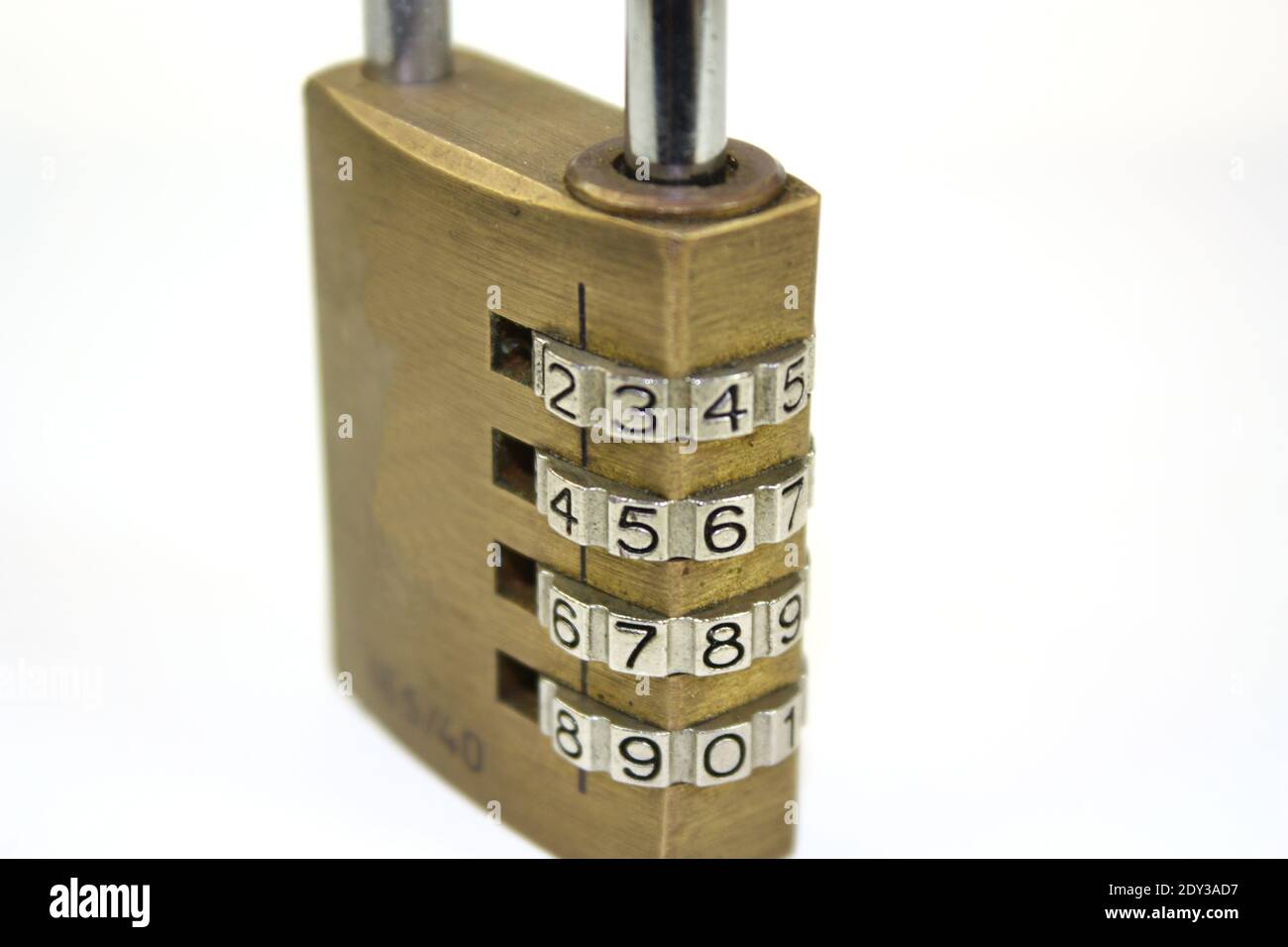 A code padlock isolated on white background Stock Photo - Alamy