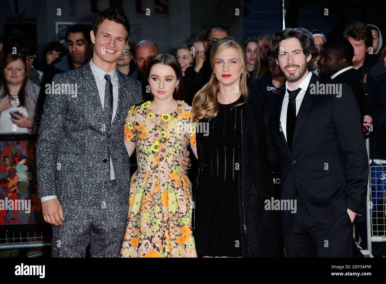 Ansel Elgort, Kaitlyn Dever, Helen Estabrook and Jason Reitman ...
