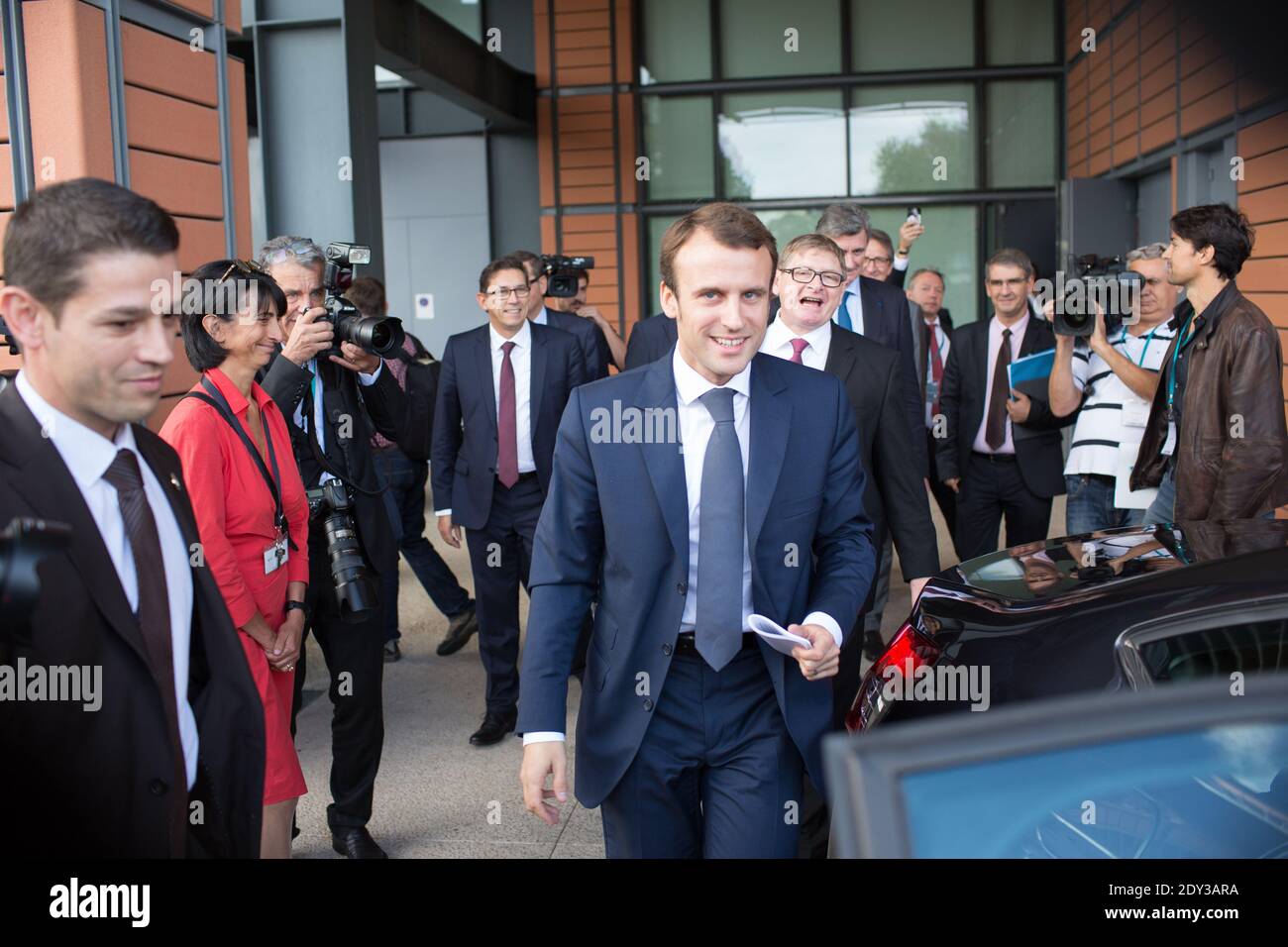 French Minister of Economy, Industry and Digital Affairs, Emmanuel ...