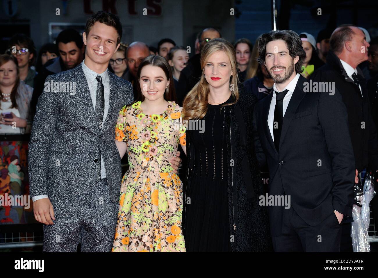 Ansel Elgort, Kaitlyn Dever, Helen Estabrook and Jason Reitman ...
