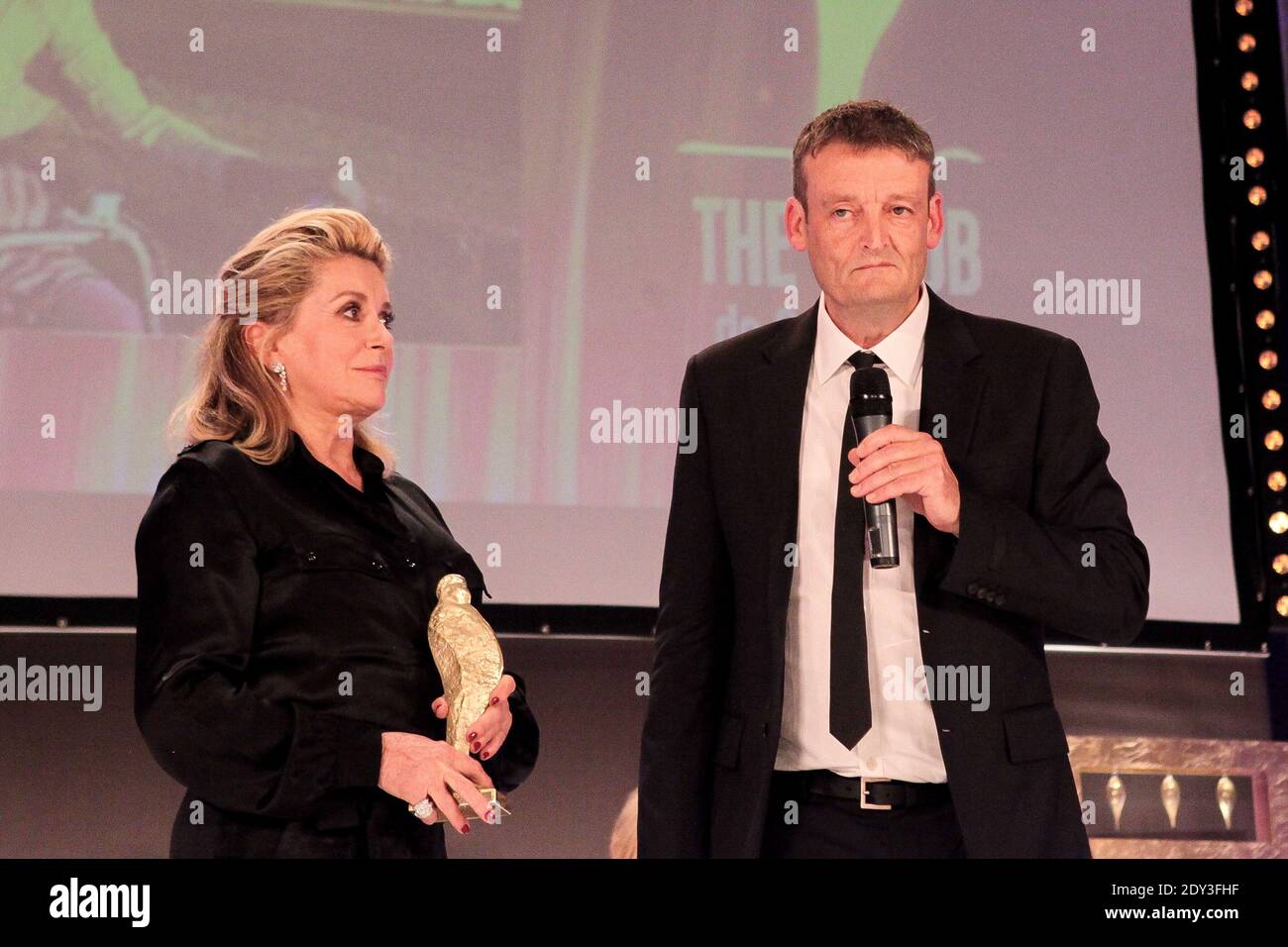 Catherine Deneuve and Guy Myhill receives the "Golden Hitchcock Grand ...