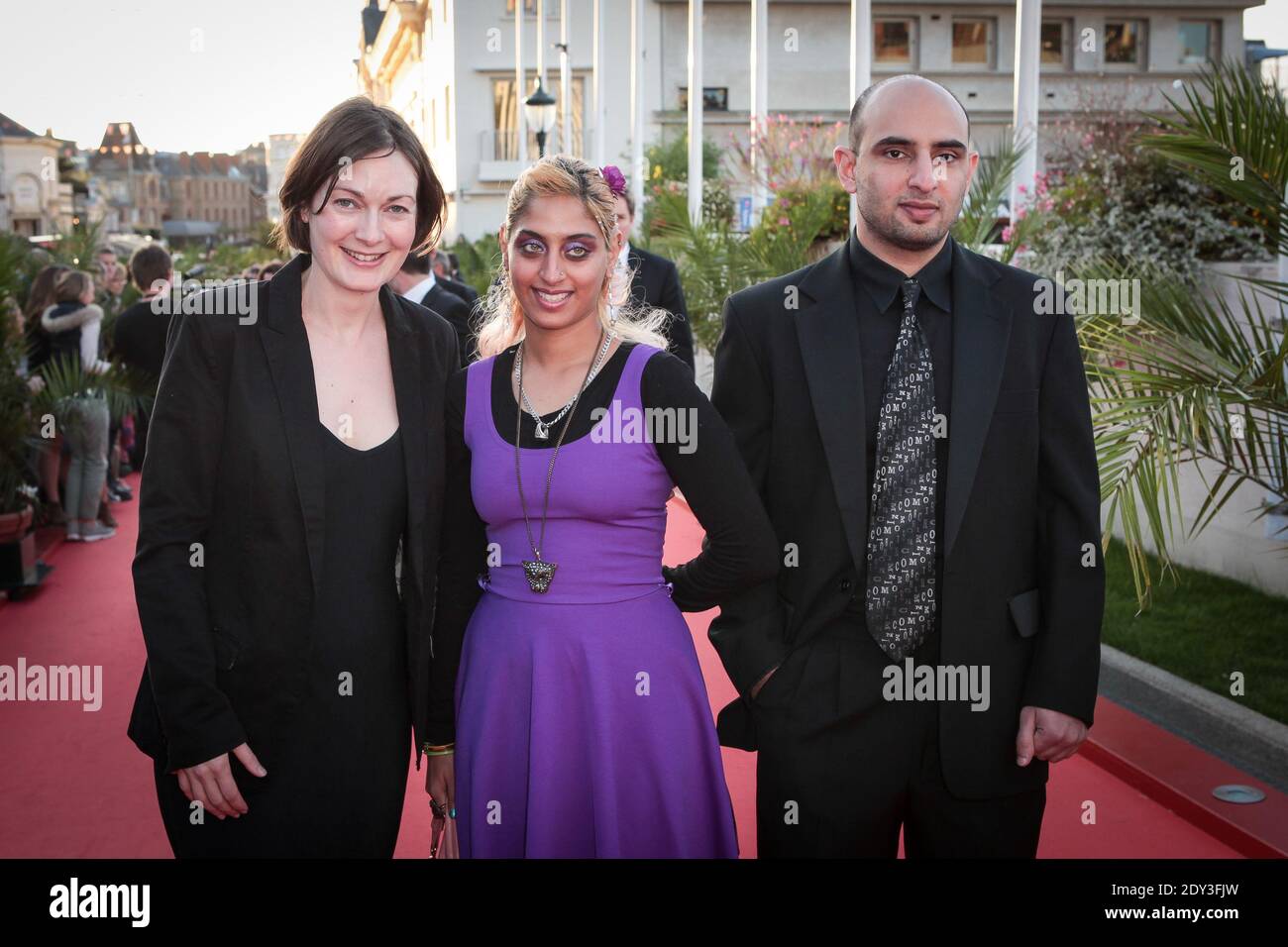 Hayley Williams, Sameena Ahmed and Wasim Zakir of the movie "Catch me ...