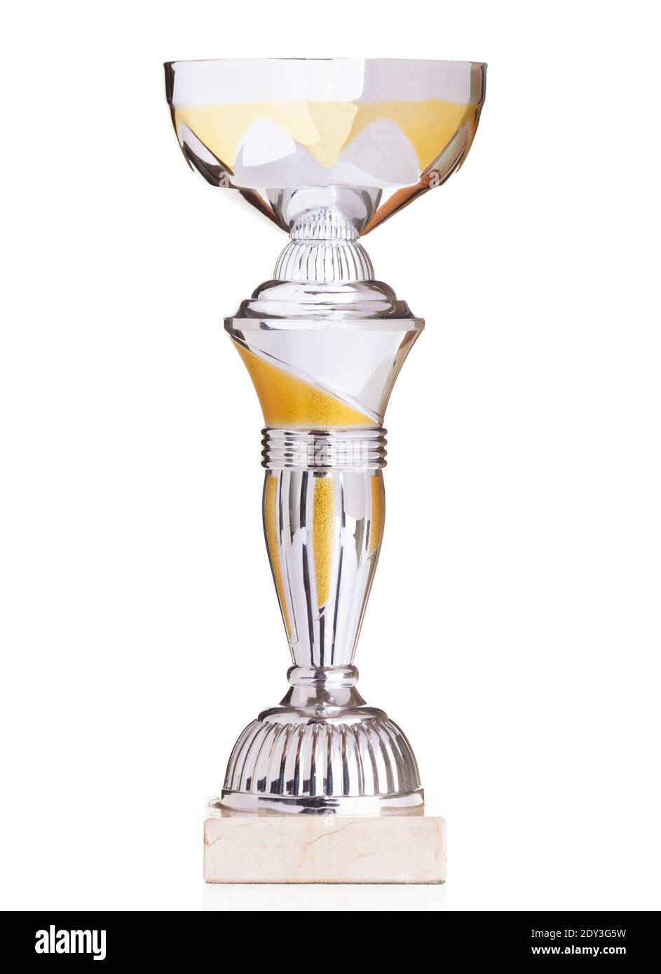 Trophy Against White Background Stock Photo - Alamy