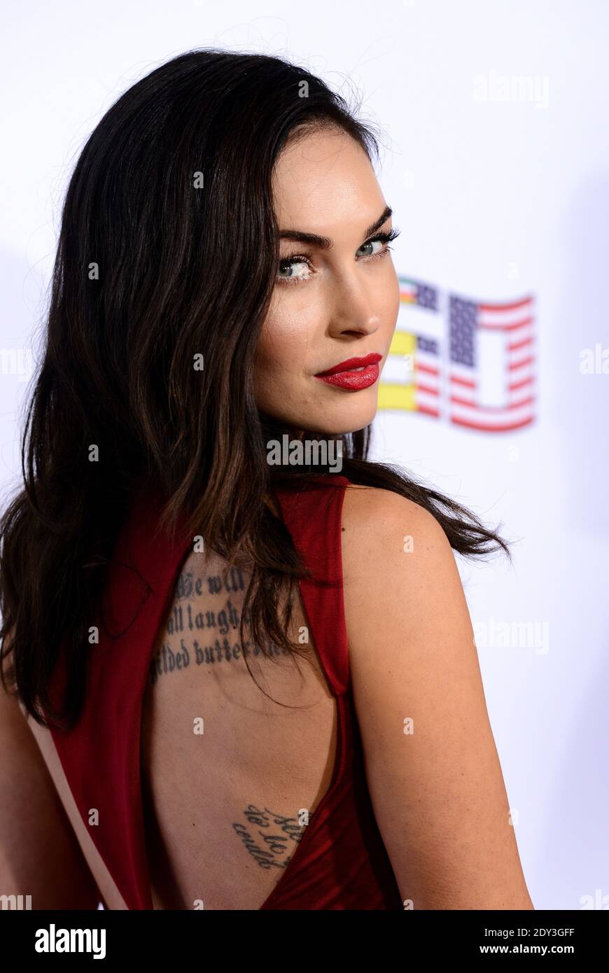 Megan Fox attends the Ferrari?s 60th Anniversary in the USA black-tie ...