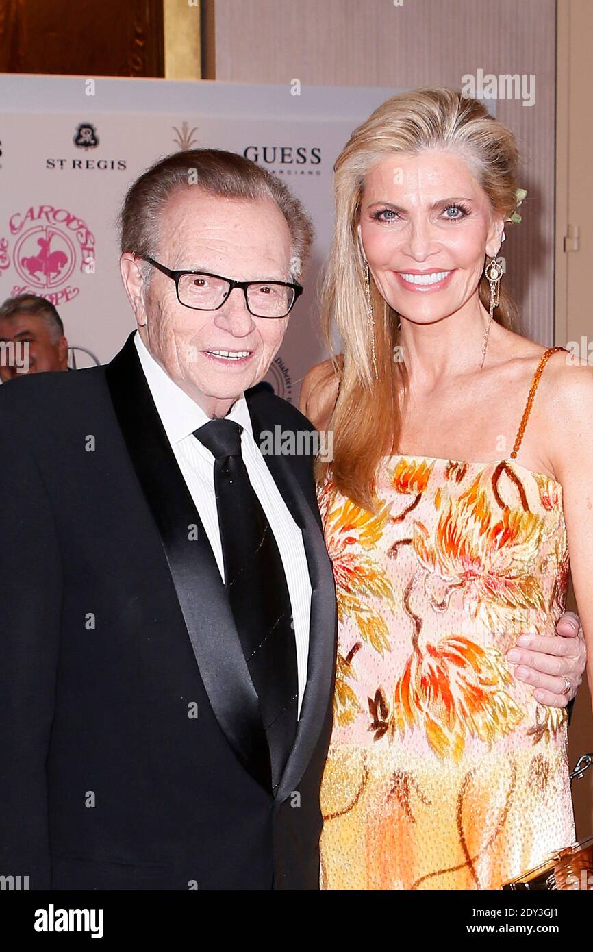 Larry King and Shawn King attend the 2014 Carousel Of Hope Ball ...