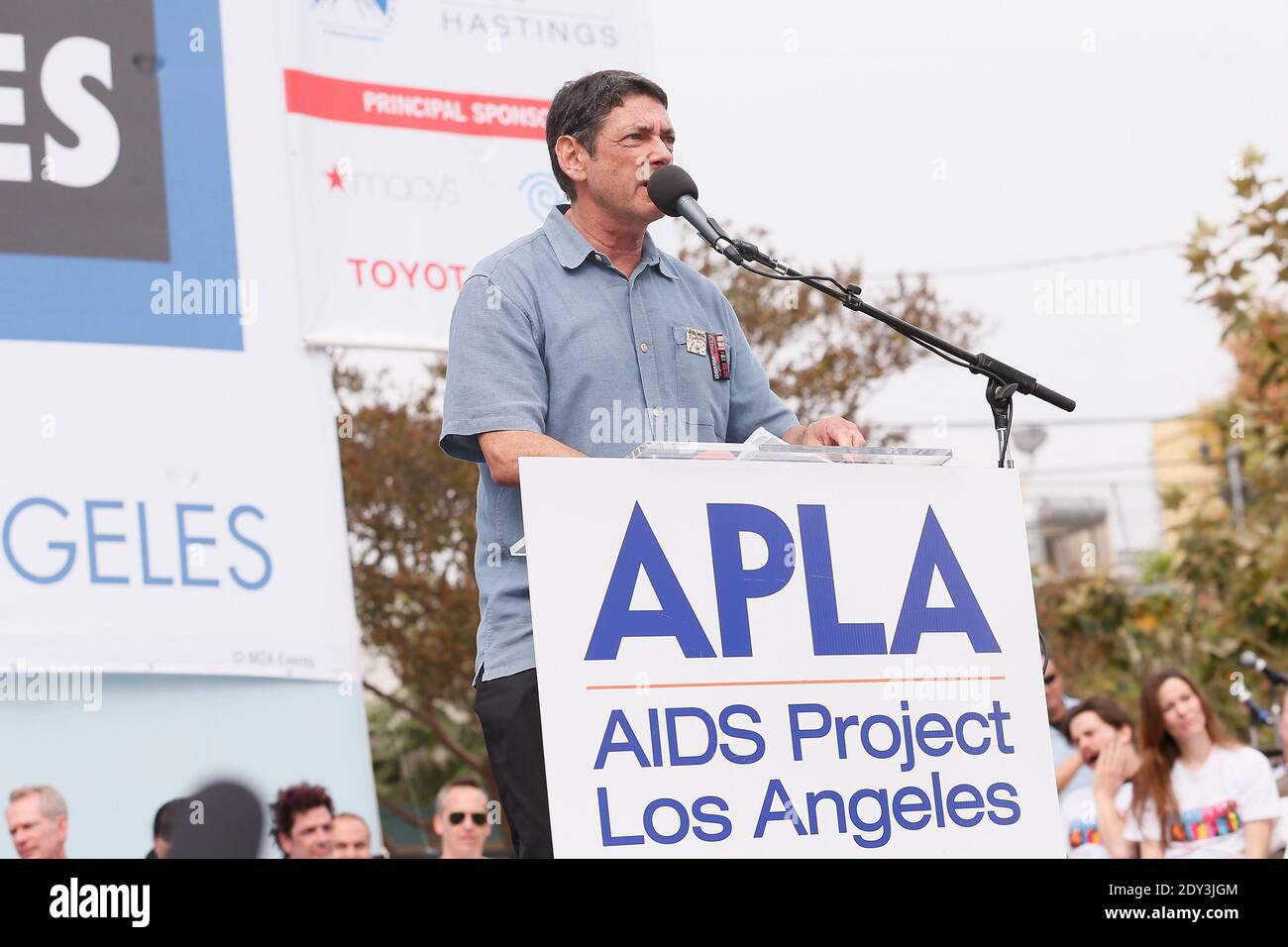 AIDS Walk Los Angeles organizer Craig Miller attends the annual AIDS ...