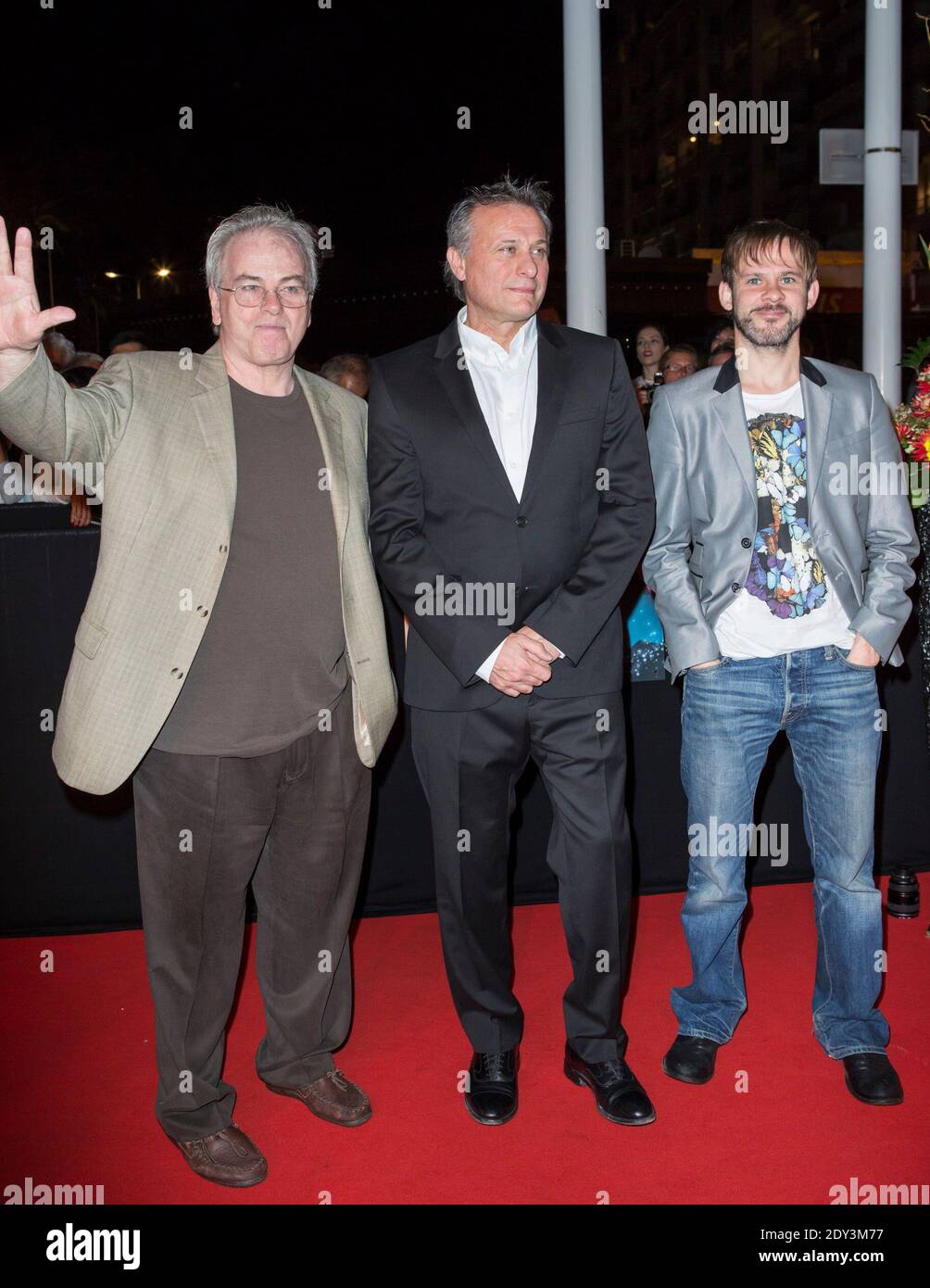 Bobby Moresco, Michael Nyqvist, Dominic Monaghan walking the red carpet ...
