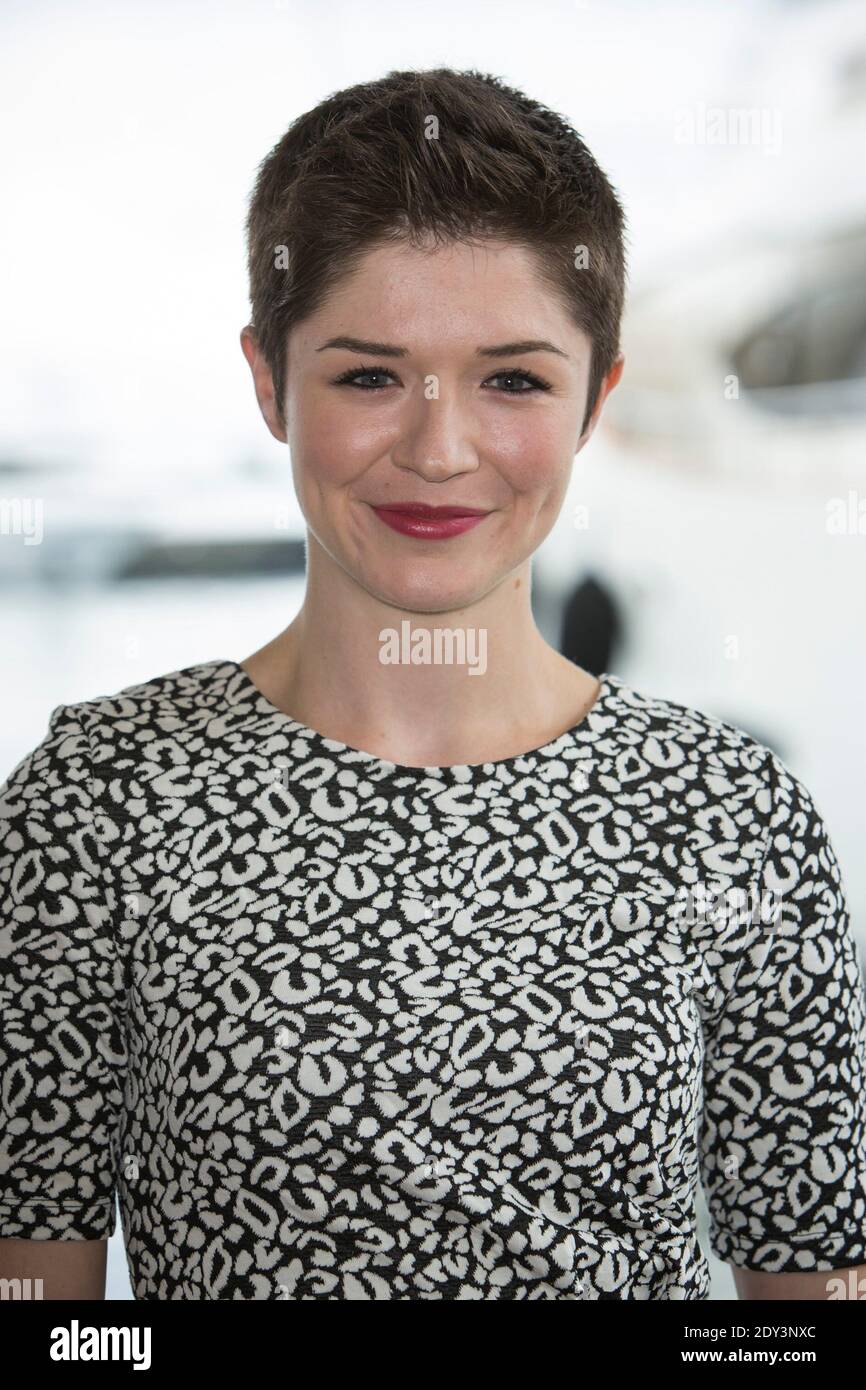 Michelle Alexander of Darknet posing at a photocall part of the MIPCOM ...