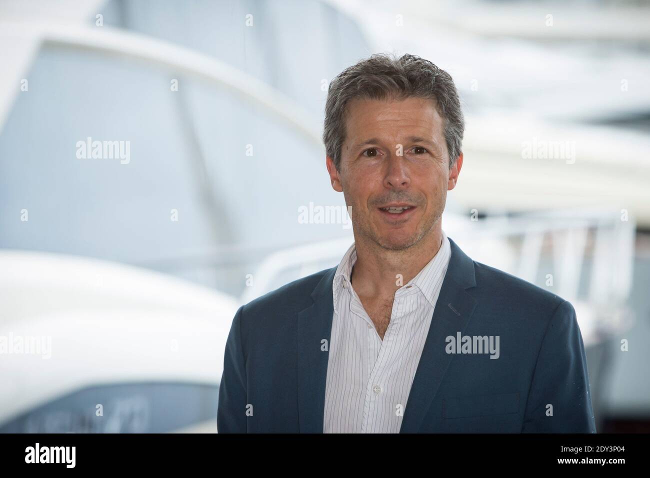 Steve Hoban of Darknet posing at a photocall part of the MIPCOM in ...
