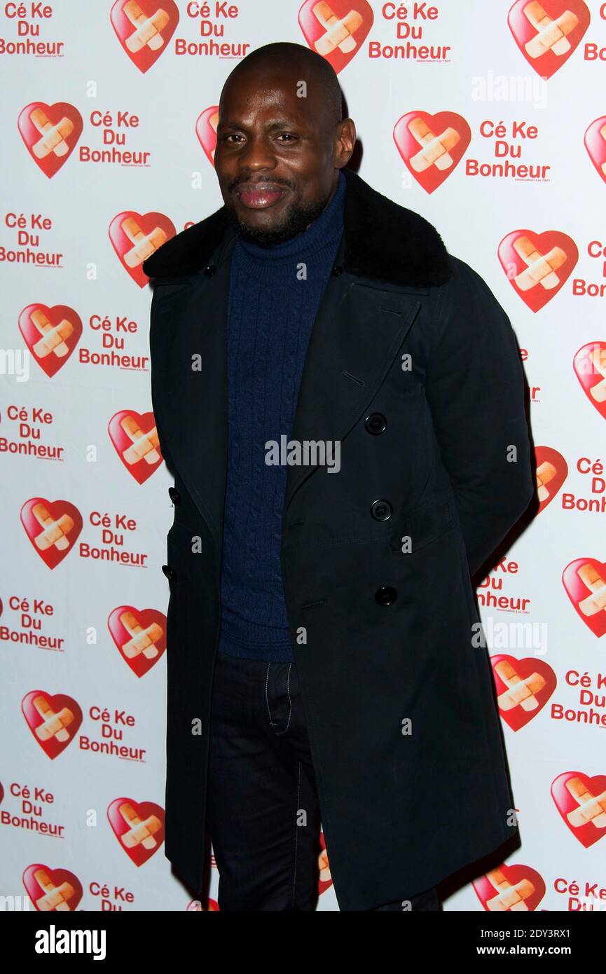 Kery James attending the premiere of the movie Samba organised by the ...