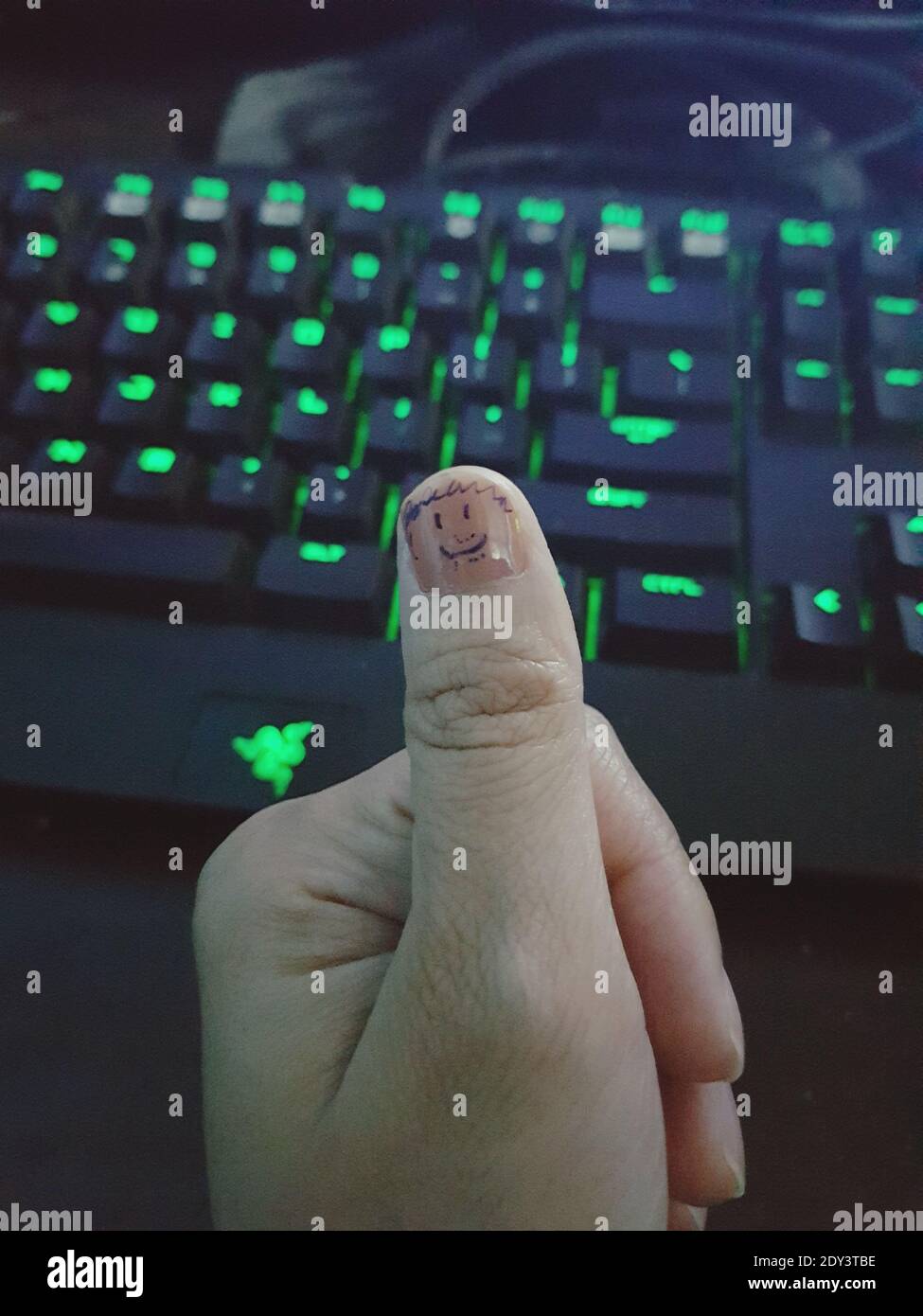 Computer Keyboard Smiley Face High Resolution Stock Photography and ...