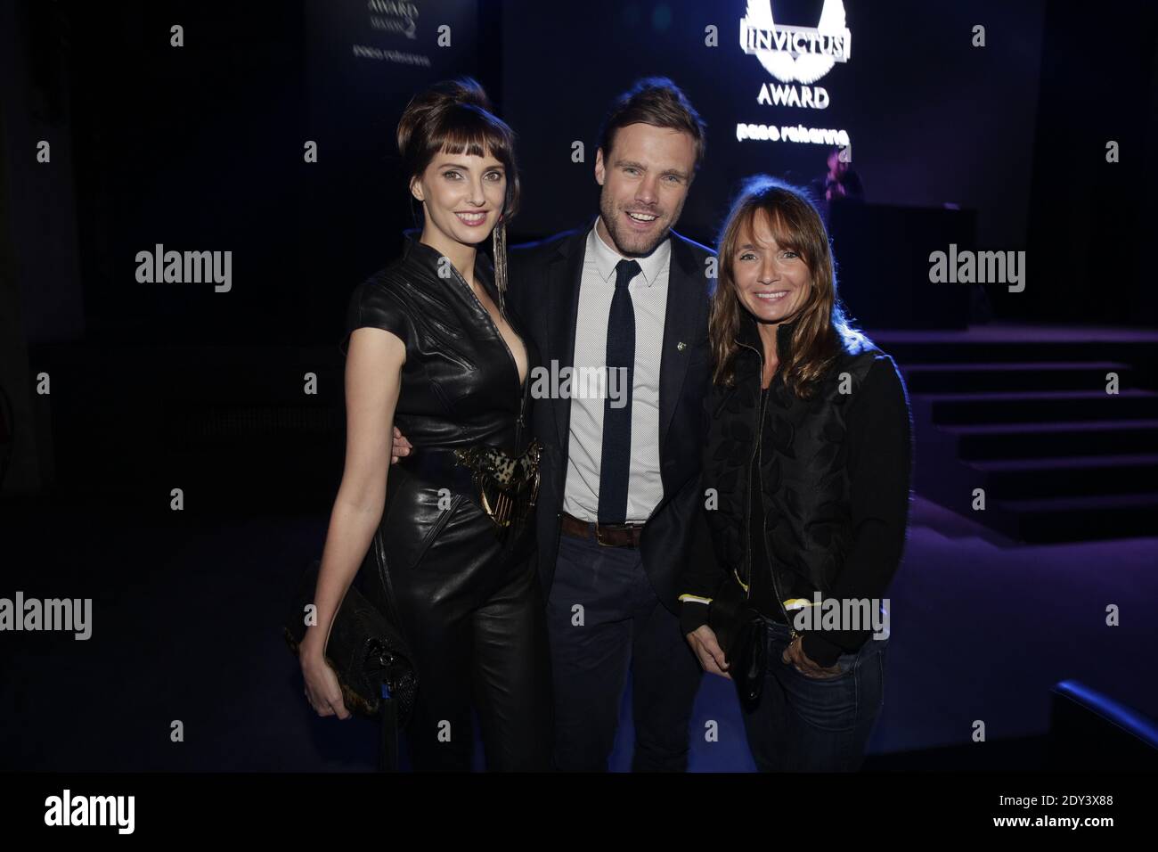 Frederique Bel, Nick Youngquest and Axelle Laffont attending Invictus ...