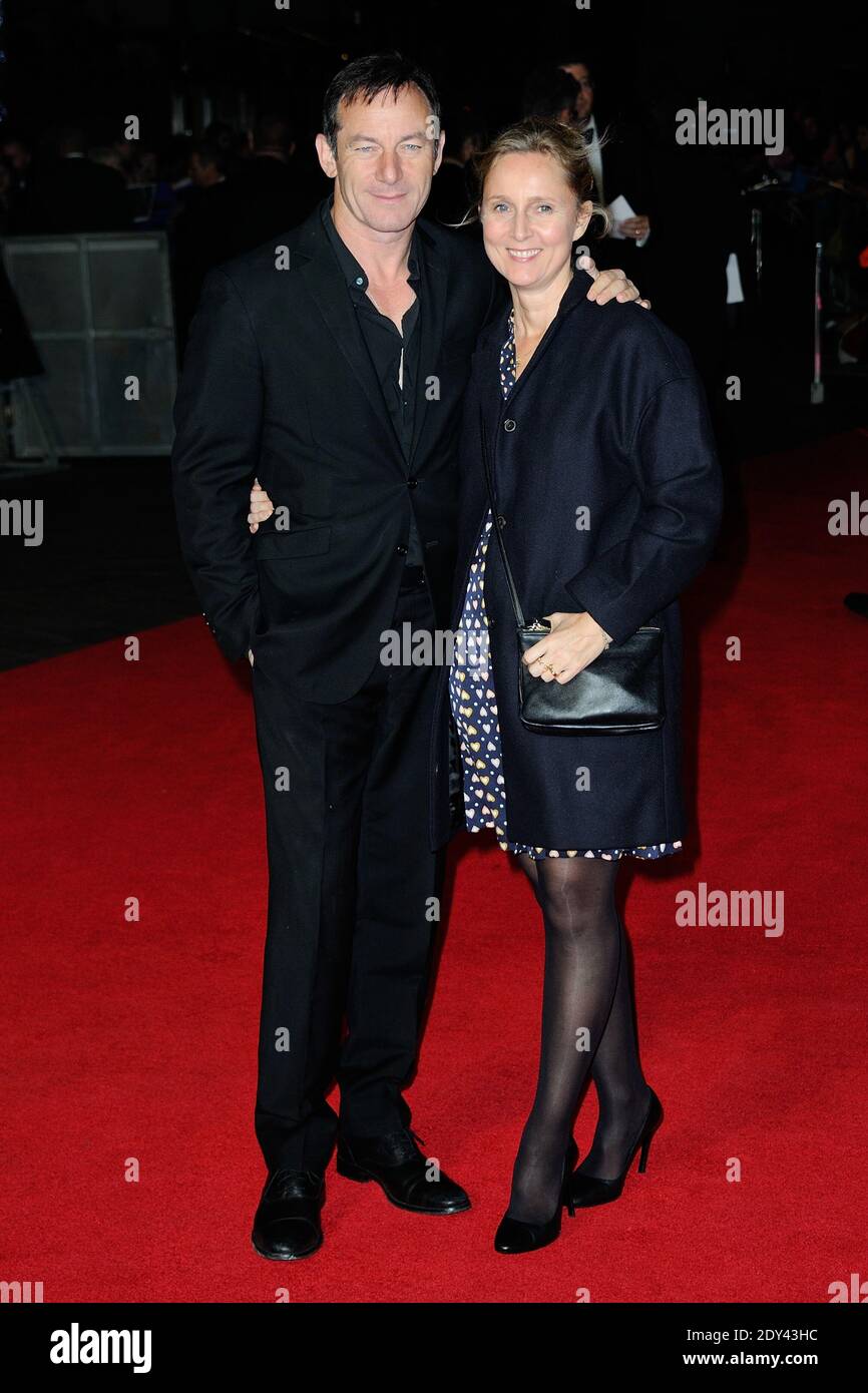Jason Isaacs and wife attending the Fury Premiere and Closing Ceremony ...