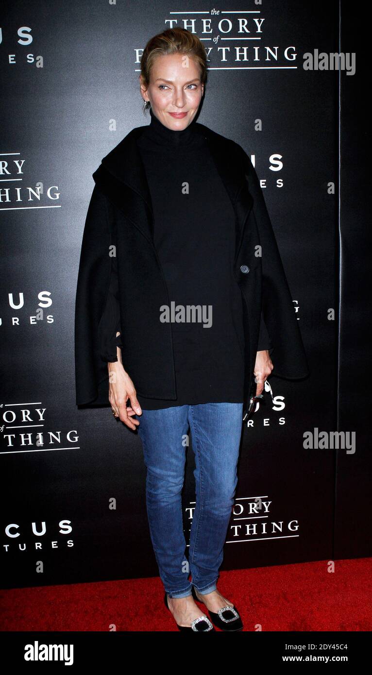 Uma Thurman attends "The Theory of Everything" Museum of Modern Art ...