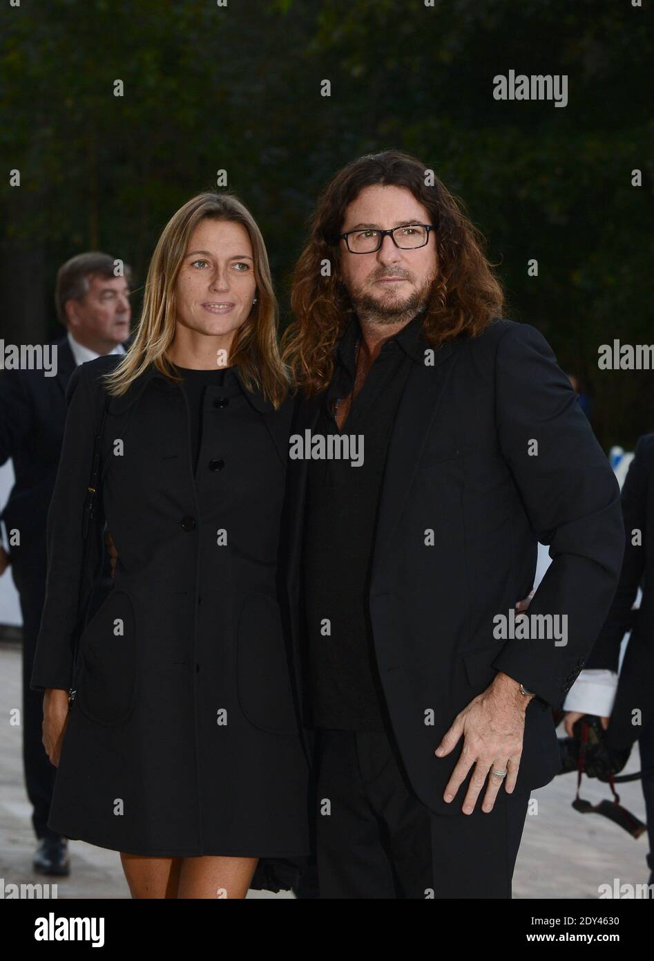 Jacques-Antoine Granjon arriving at the Louis Vuitton art museum ...