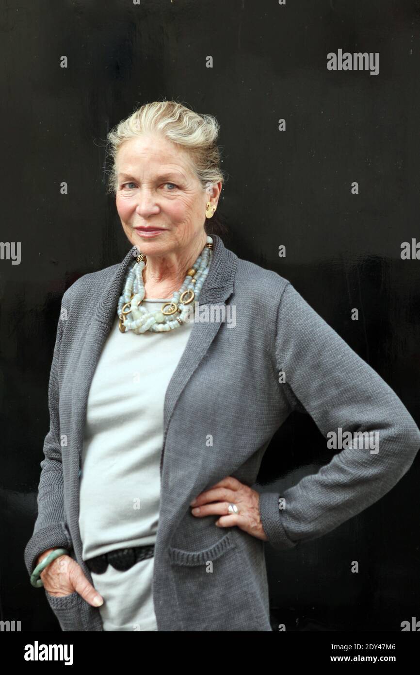 Canadian actress Alexandra Stewart poses for picture in Paris, France ...