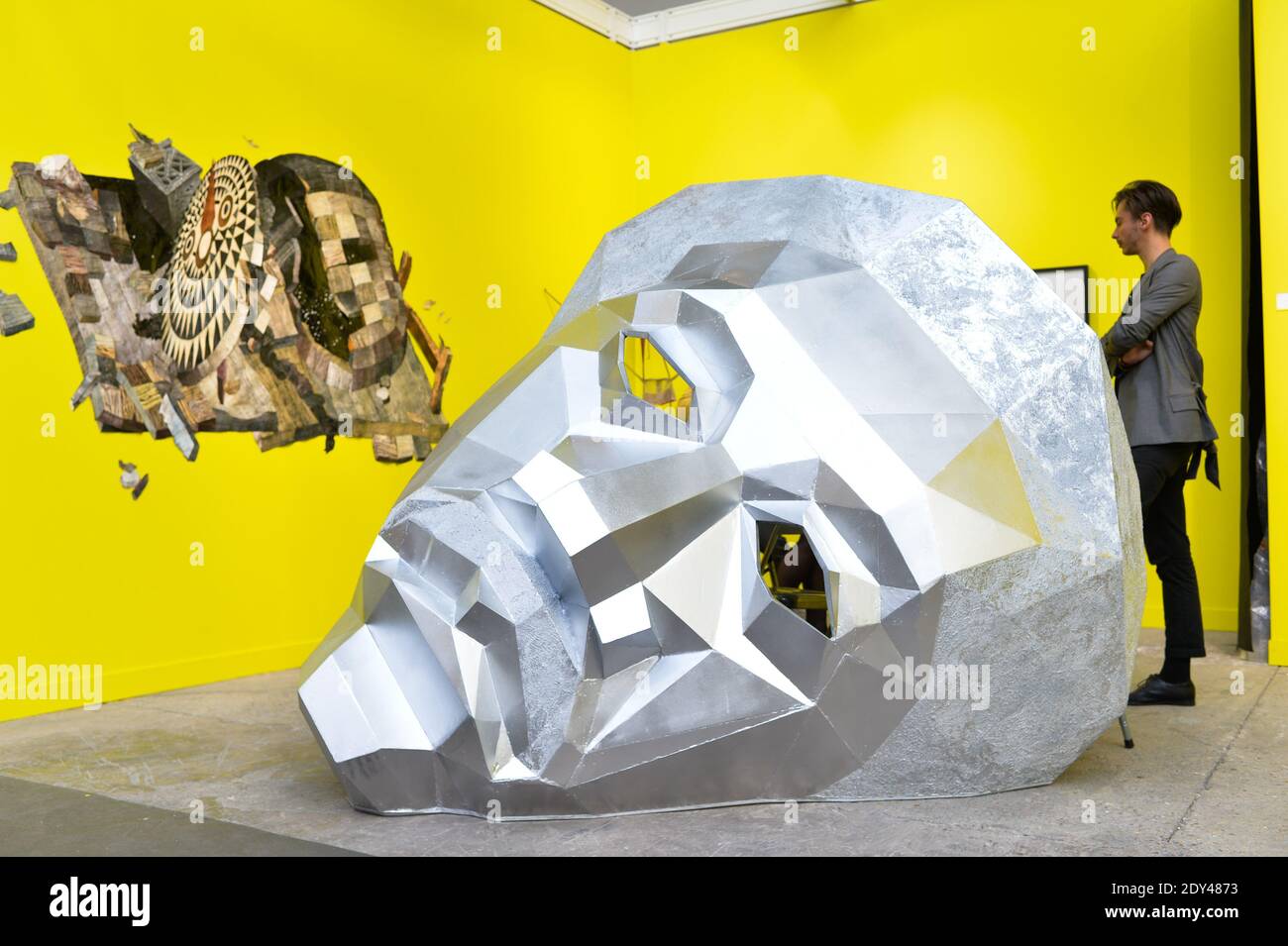 Artworks on display the 41st FIAC (International Contemporary Art Fair ...