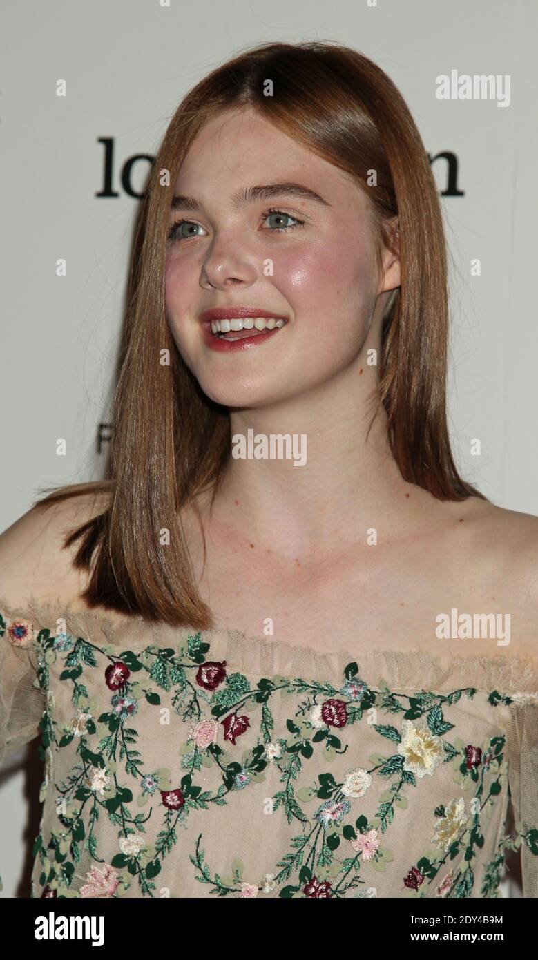 Elle Fanning at the premiere of Low Down at the Arclight Theatre ...