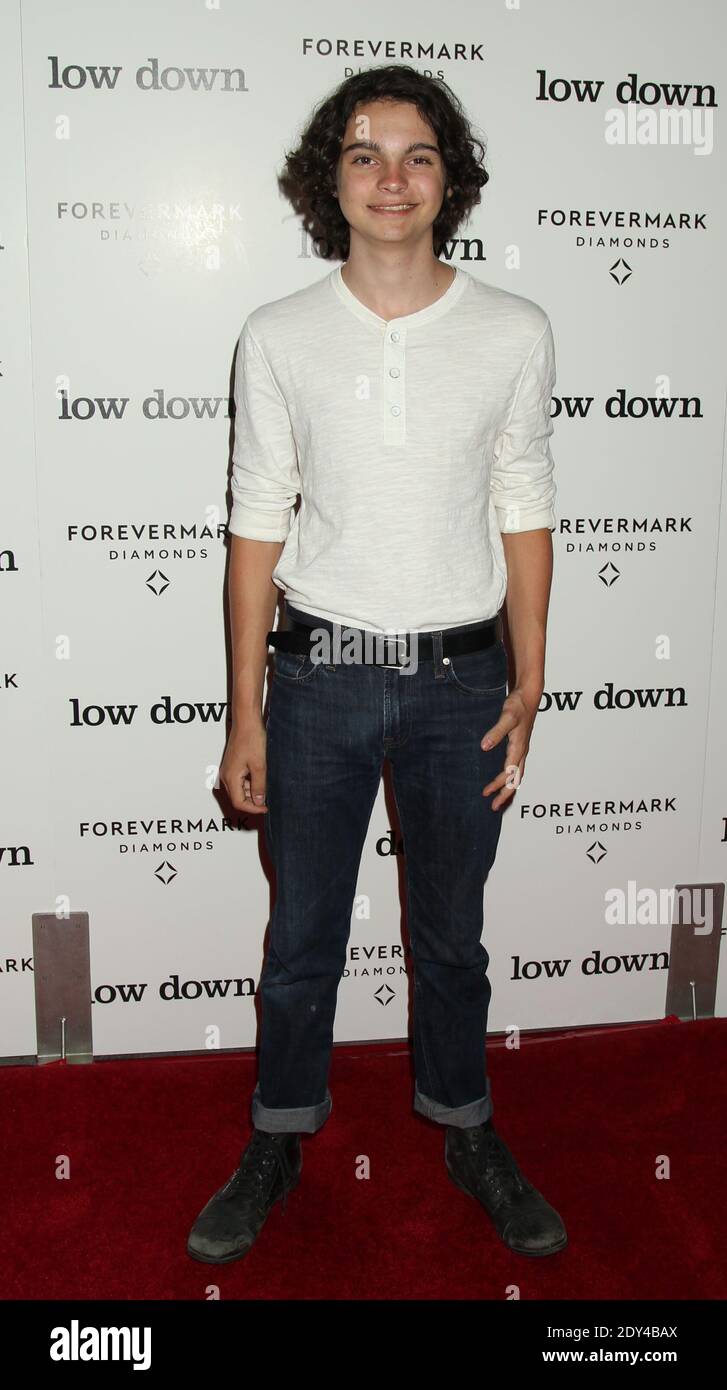Max Burkholder at the premiere of Low Down at the Arclight Theatre ...