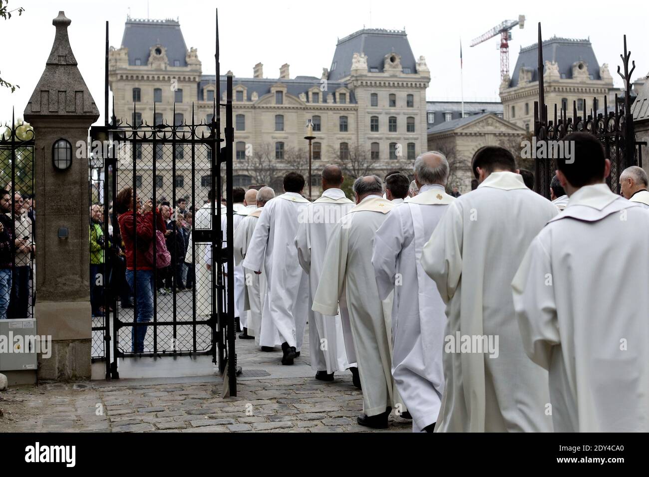 Catholics bishops are pictured during the inauguration of the statue of ...