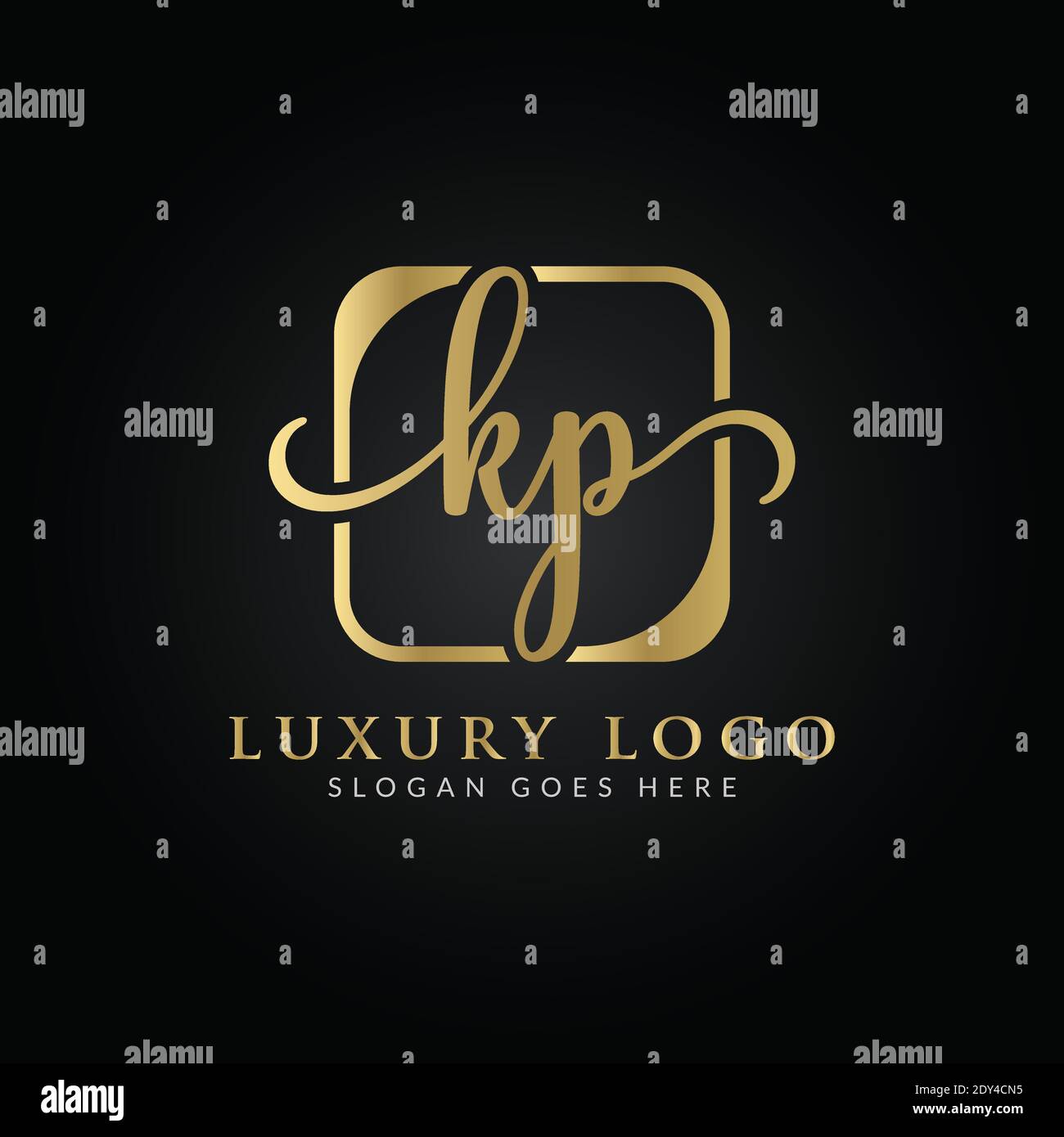 Linked Letter KP Logo Design vector Template. Creative Abstract KP ...