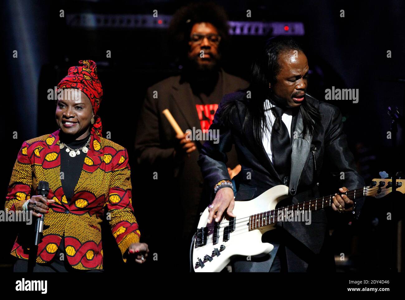 Angelique Kudjo, Questlove and Verdine White appear during the 13th ...