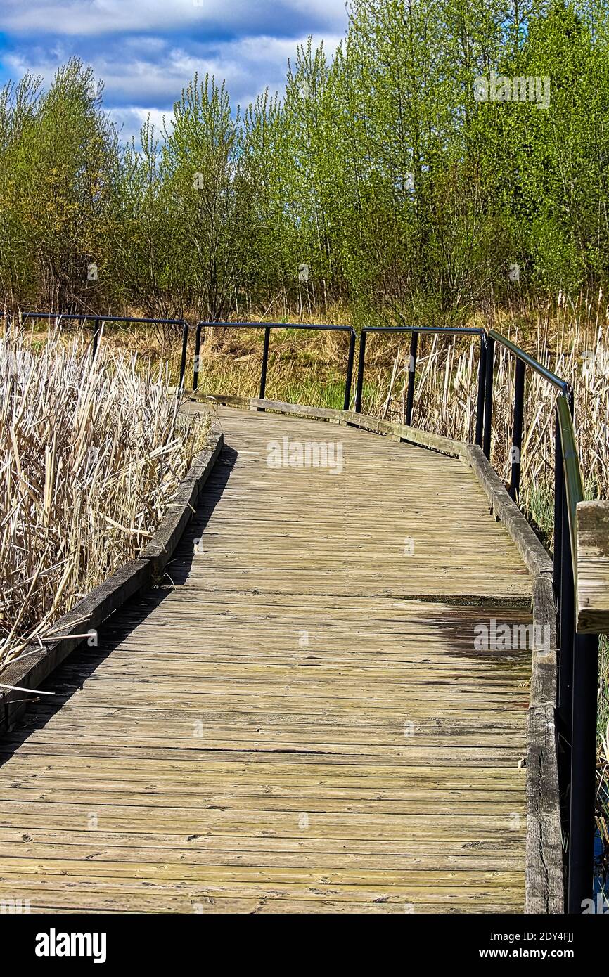 Wooden guide rail hi-res stock photography and images - Alamy