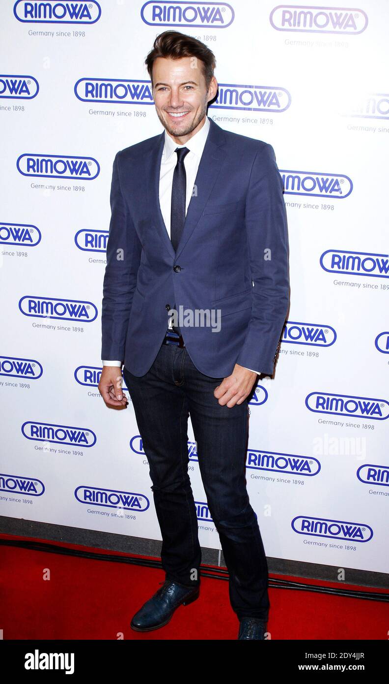 Alex Lundqvist attends the first Rimowa store opening in New York City ...