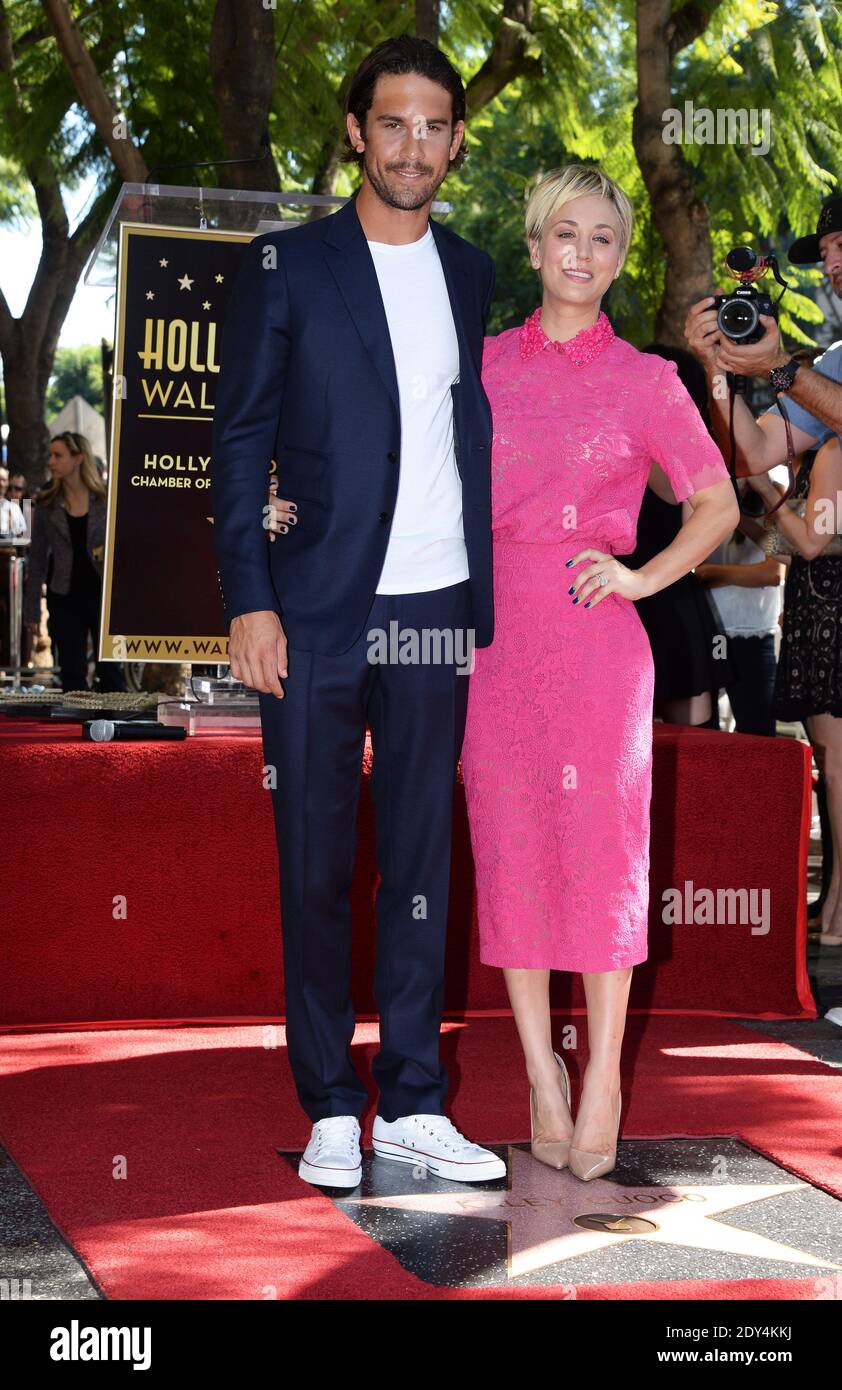Ryan Sweeting attends the ceremony honoring his wife Kaley Cuoco with a ...