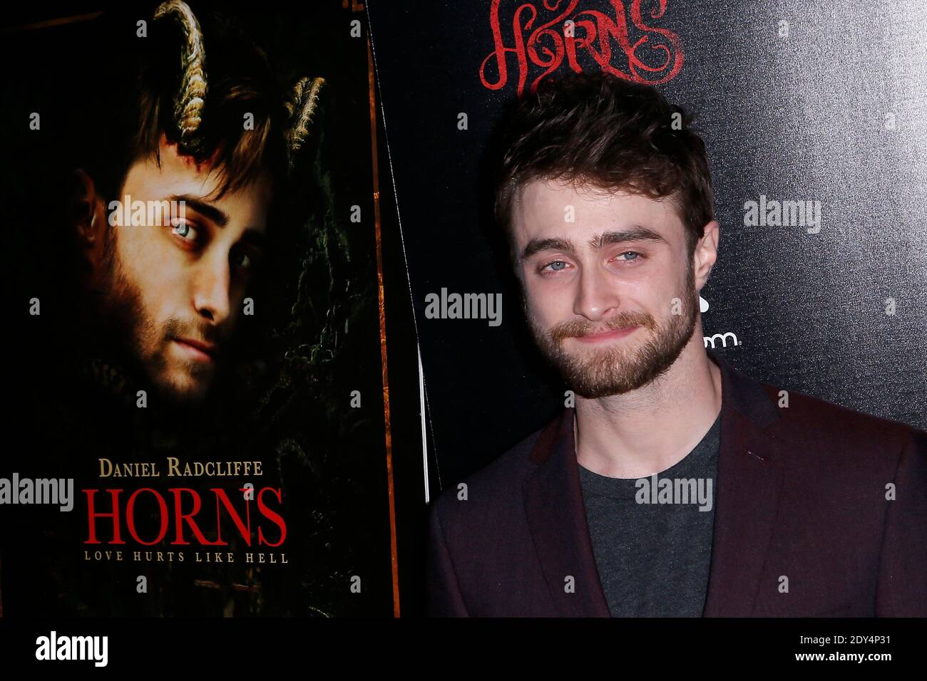 Daniel Radcliffe attends the Los Angeles premiere of Horns at ArcLight ...