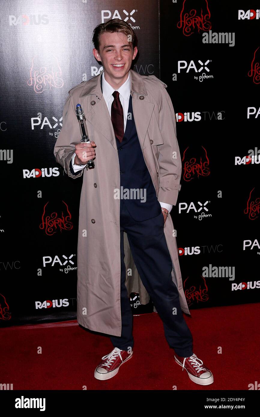 Dylan Riley Snyder attends the Los Angeles premiere of Horns at ...