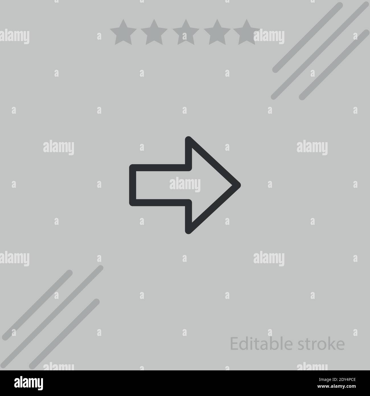 forward vector icon modern simple vector illustration Stock Vector ...