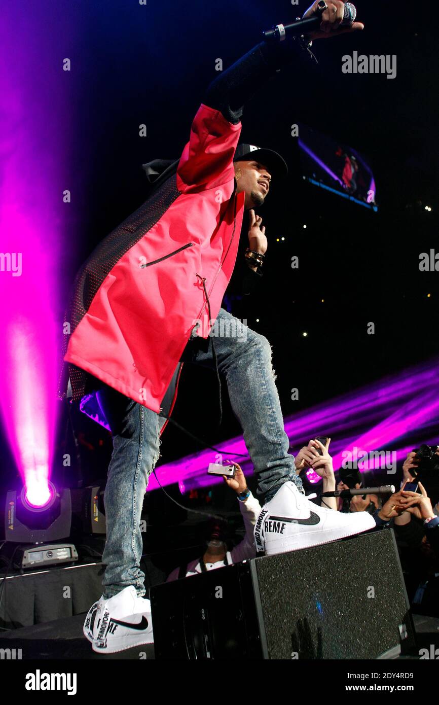 Chris Brown performs during the Power 105.1 Powerhouse Concert at the ...