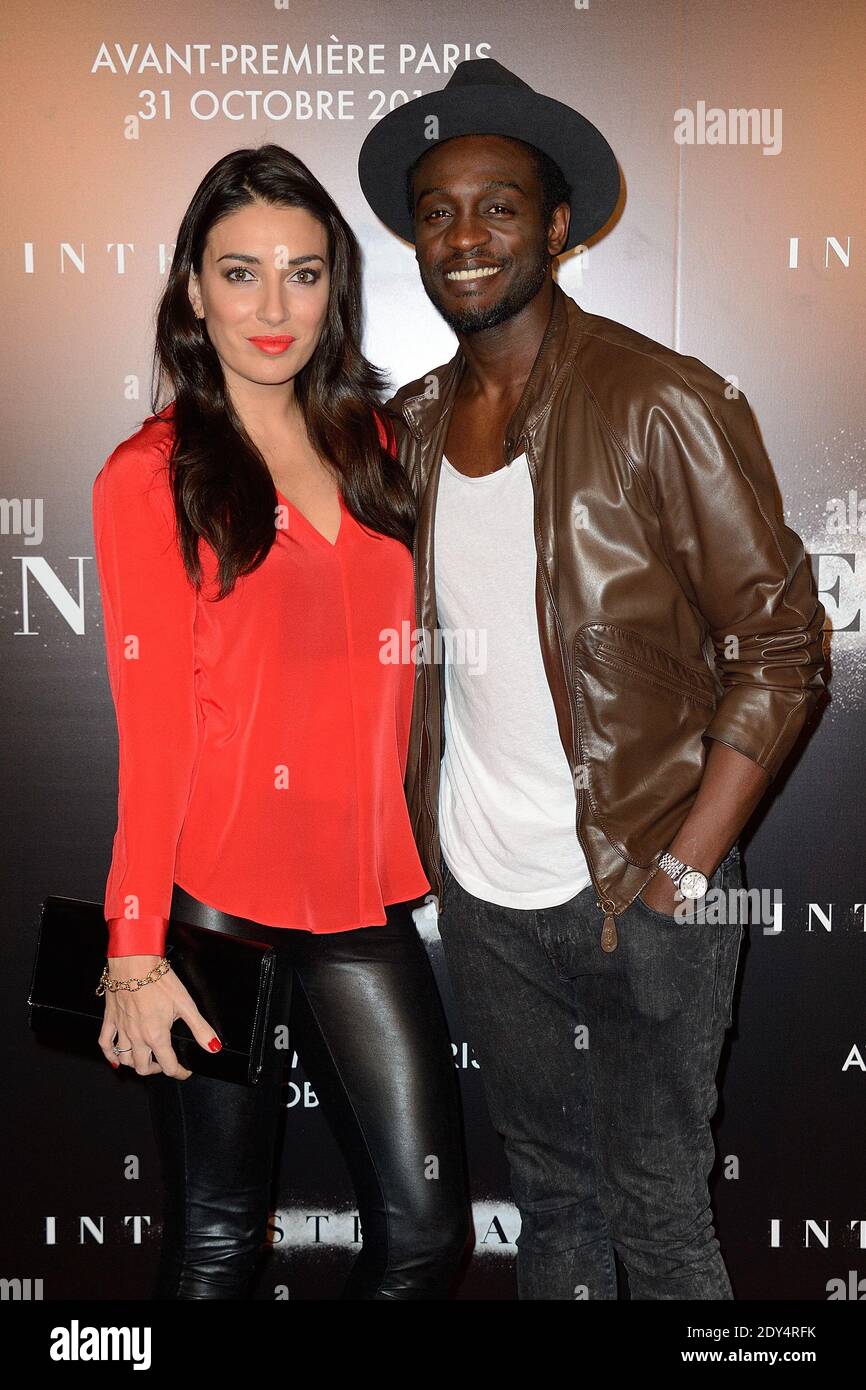 Corneille and Sofia De Medeiros attending the Premiere of Interstellar ...