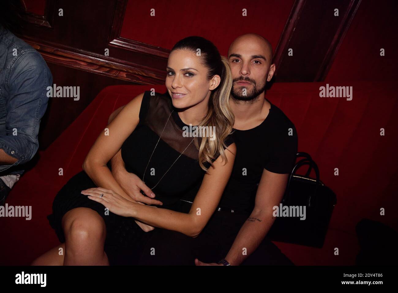 Exclusive - Clara Morgane and her husband Jeremy Olivier (DJ Jey Didarko) attending the Goodbye ...