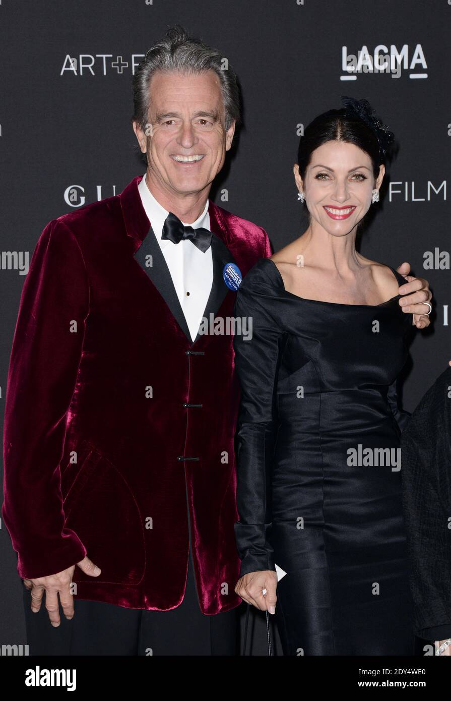 Bobby Shriver and Malissa Shriver attend the 2014 LACMA Art + Film Gala ...