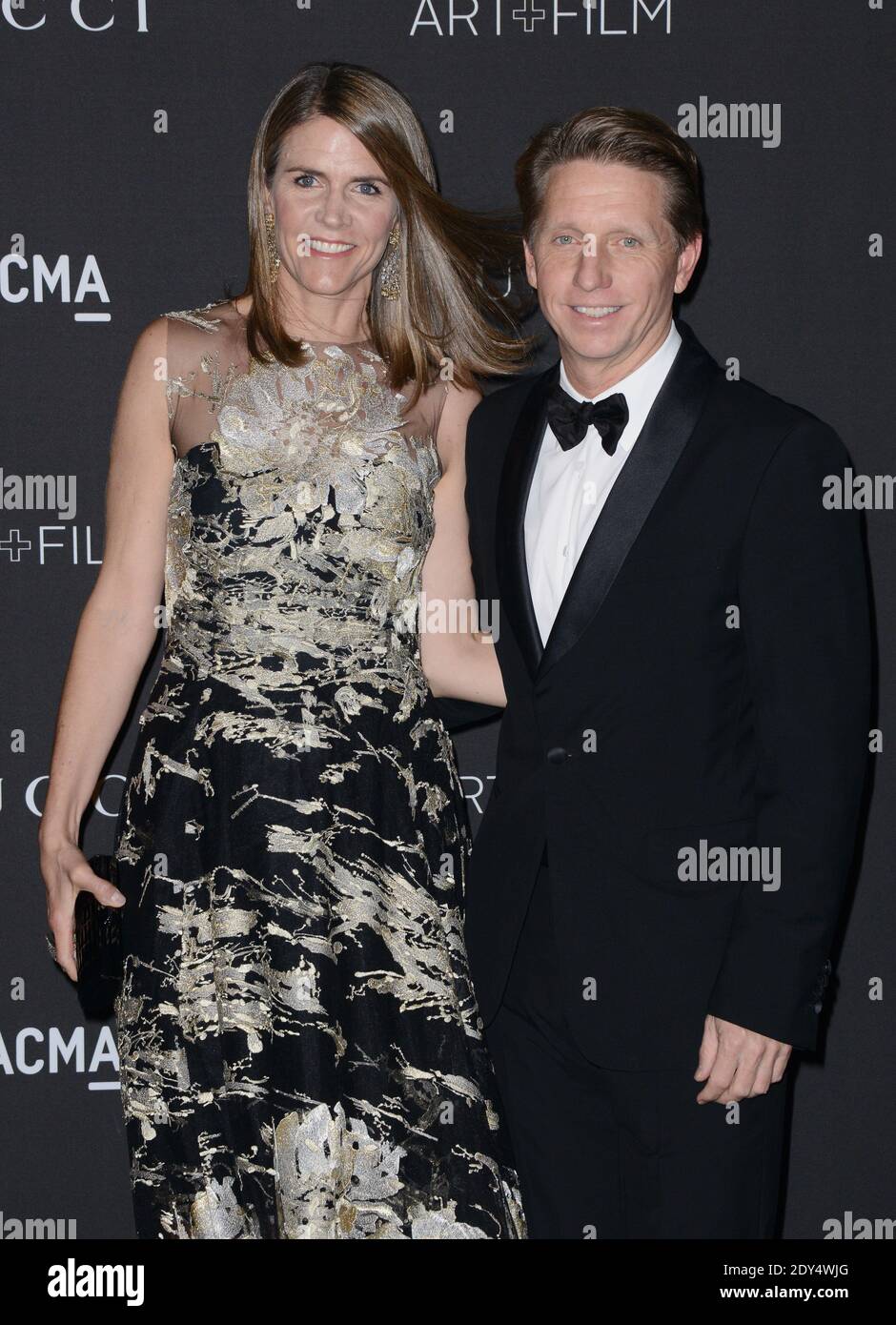 Bradley Bell and Colleen Bell attend the 2014 LACMA Art + Film Gala ...