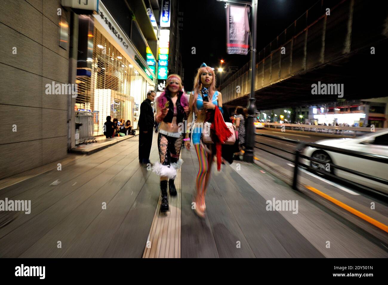 Halloween atmosphere in the Roppongi street in Tokyo, Japan on October ...