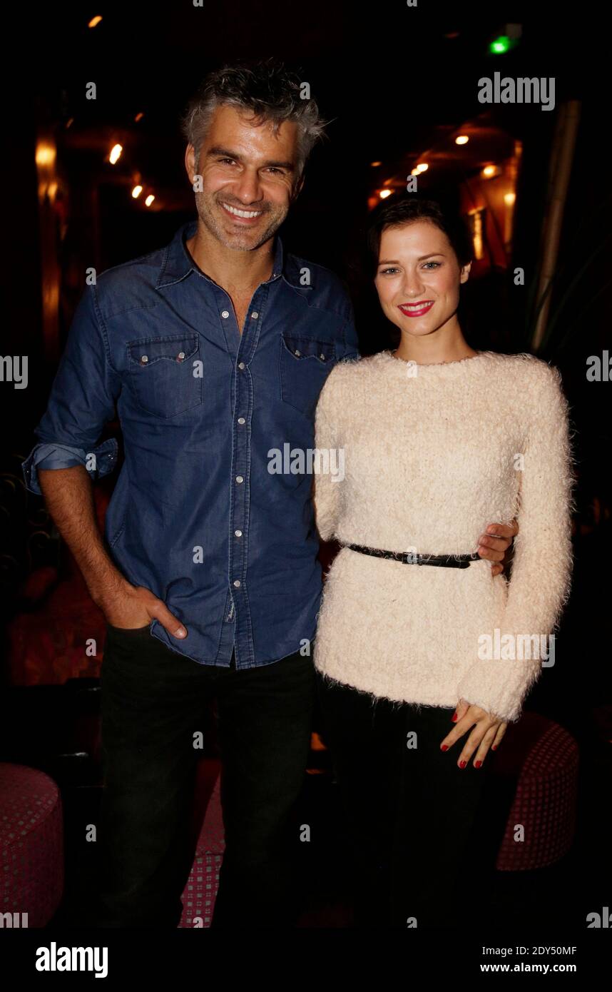 Francois Vincentelli and his wife Alice Dufour attending Soad Bogdary ...