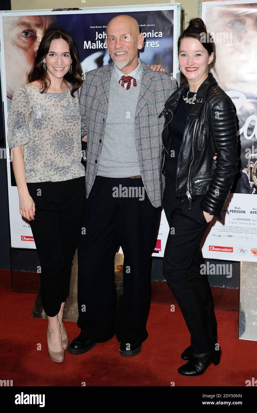 Kate Lindsey, John Malkovich and Anna Prohaska attending the Casanova ...