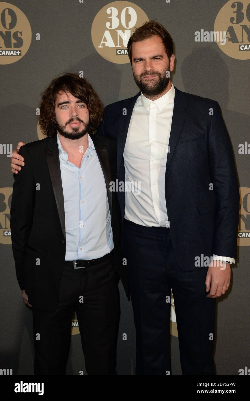 Quentin Margot et Eric Metzger (Quentin et Eric) attending Canal Plus ...