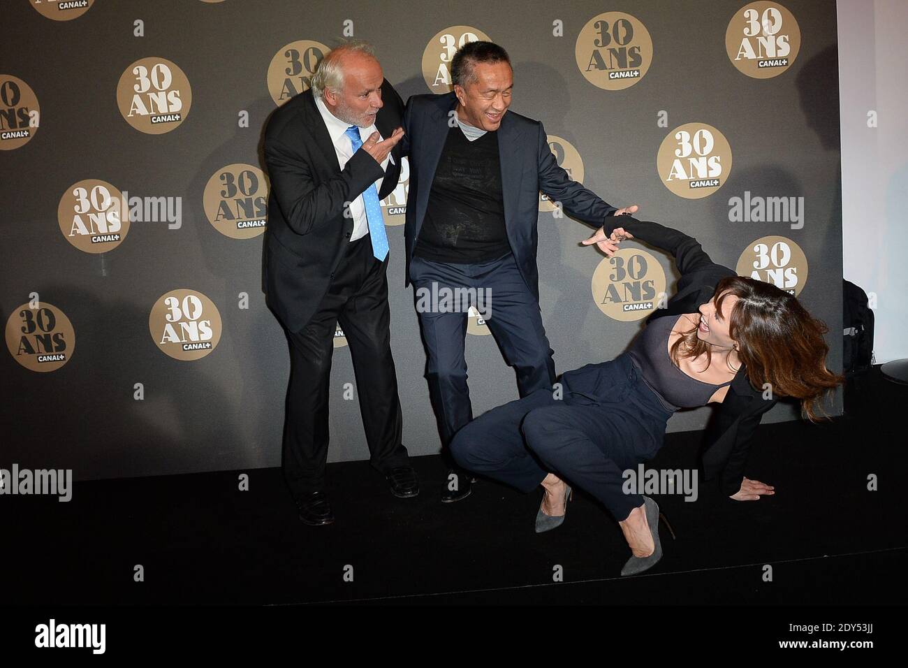 Jerome Bonaldi and Doria Tillier attending Canal Plus 30th anniversary ...