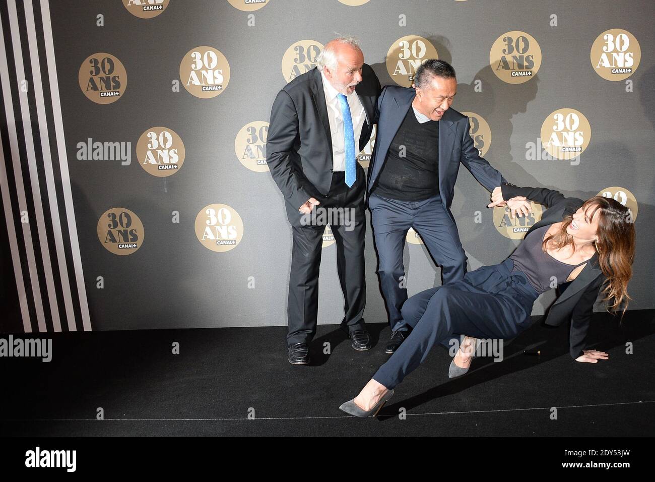 Jerome Bonaldi and Doria Tillier attending Canal Plus 30th anniversary ...