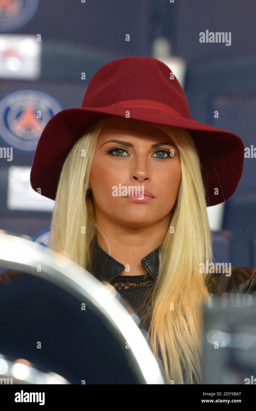 Model during the French First League soccer match, Paris-St-Germain vs ...