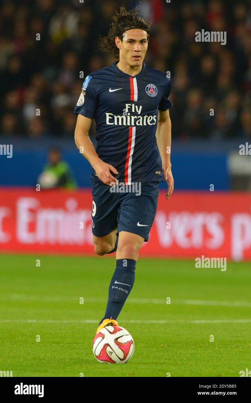 PSG's Edinson Cavani during the French First League soccer match, Paris ...